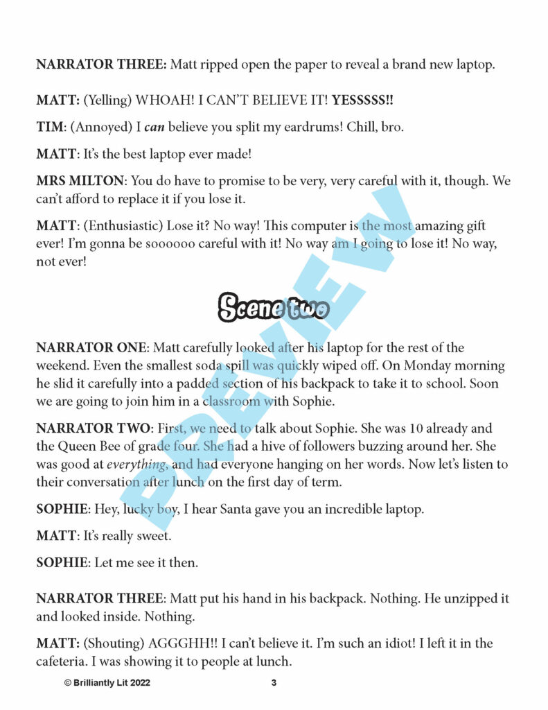 Readers' Theater Brain Teaser Mystery Script GRADES 3-4 - Made By Teachers