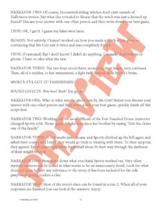 READERS THEATER SCARY MYSTERY SCRIPT Grades 5-8: Haunted House - Made ...