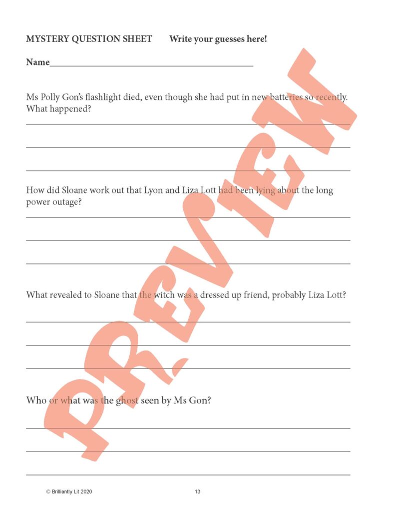 READERS THEATER SCARY MYSTERY SCRIPT Grades 5-8: Haunted House - Made ...