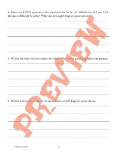 READERS THEATER SCARY MYSTERY SCRIPT Grades 5-8: Haunted House - Made ...