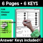 Addition Facts Within 24 Worksheets | Dinosaur Jokes - Made By Teachers