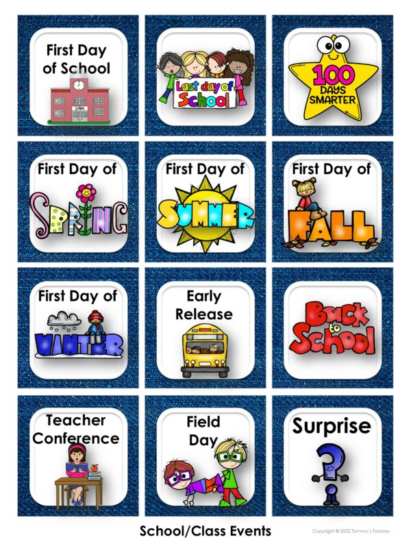 Sunflower Classroom Calendar Decor Set Editable - Made By Teachers