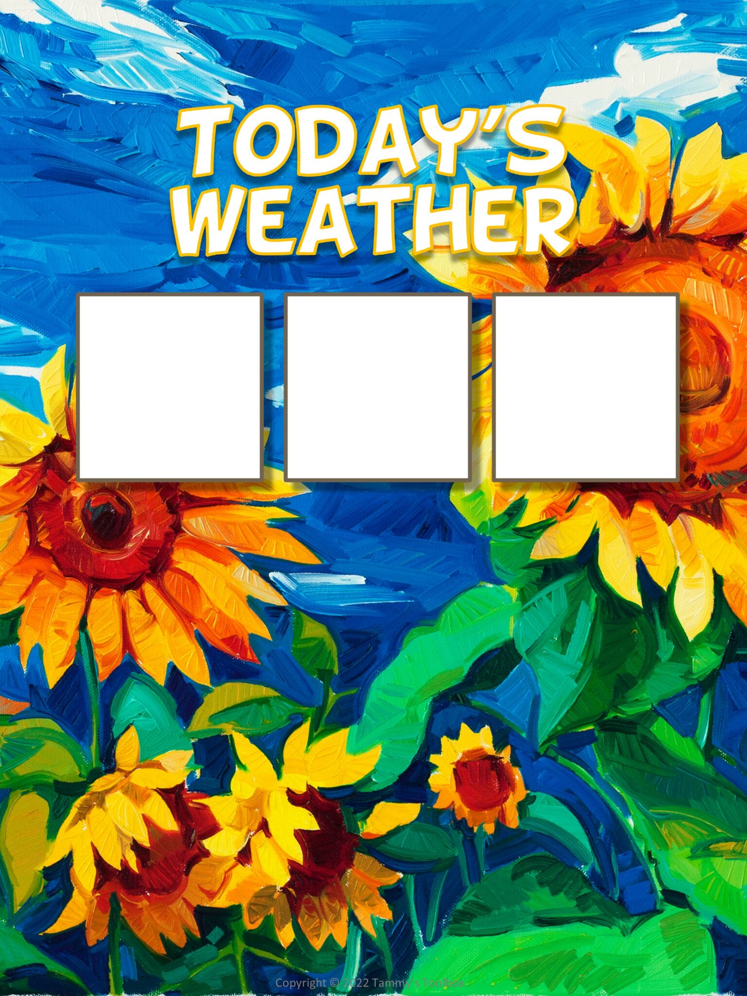 Sunflower Classroom Calendar Decor Set Editable - Made By Teachers