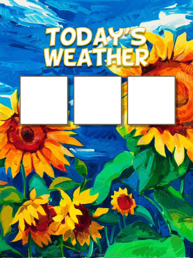 Sunflower Classroom Calendar Decor Set Editable - Made By Teachers