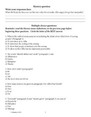 READING COMPREHENSION MYSTERY STORIES AND QUESTIONS, grades 5-7 - Made ...