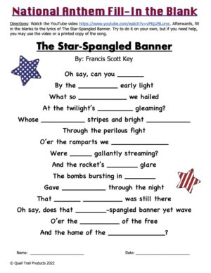 Star-Spangled ELA Worksheets - Made By Teachers