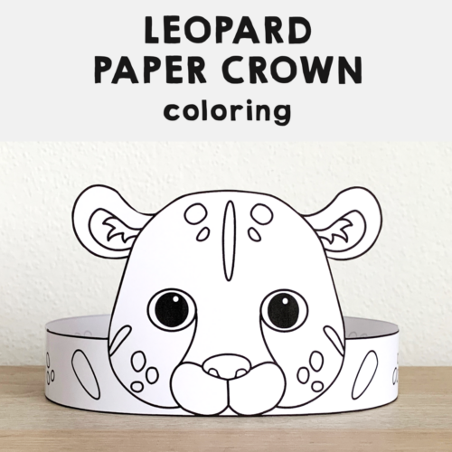 Dog Paper Crown Printable Costume Pets Animal Craft Activity - Made By ...