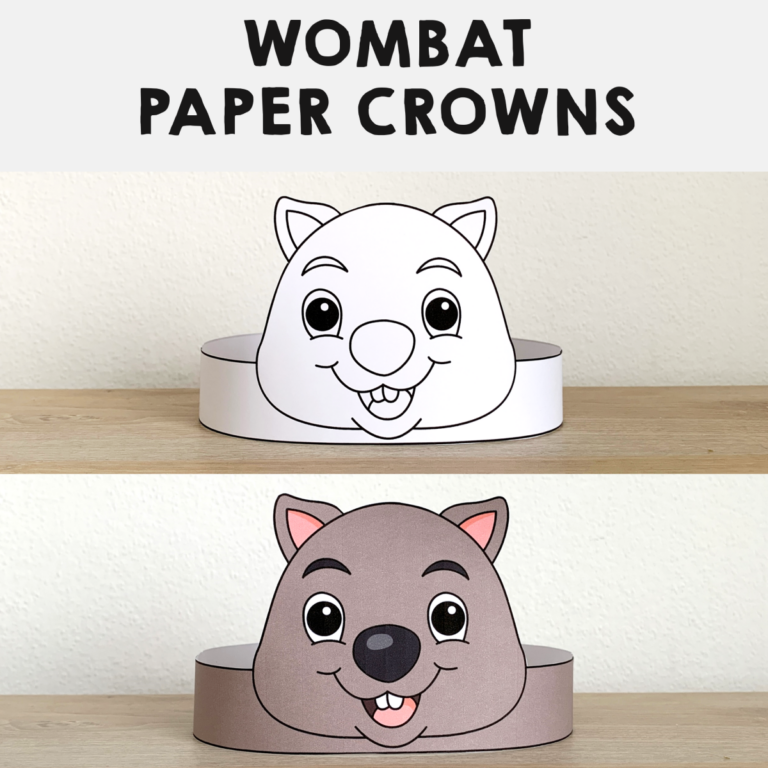 Emu Paper Crown Printable Australian Animal Costume Craft - Made By ...