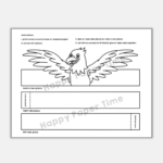 Eagle Paper Crown American Animal Headband Printable Coloring Craft ...