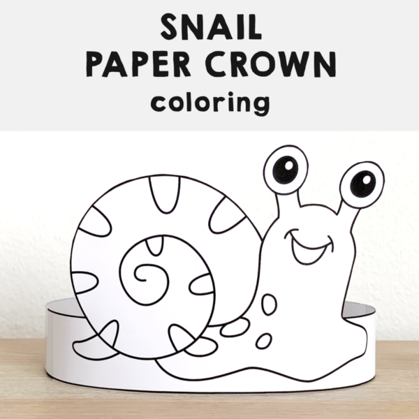 Octopus Paper Crown Printable Ocean Sea Animal Coloring Craft - Made By ...