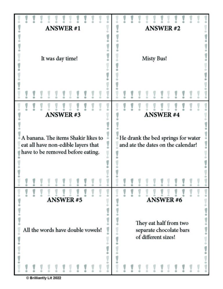 60 ELA BRAIN TEASER MINI MYSTERIES AND LOGIC PUZZLES: Critical Thinking ...