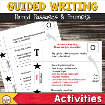 Prewriting Text Based Writing | Planning and Understanding Prompts ...