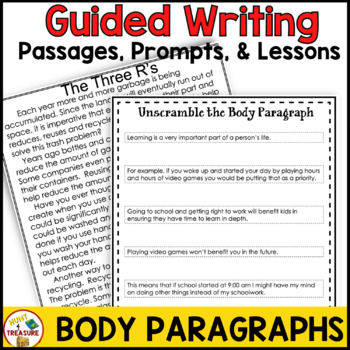 Guided Text Based Writing | Informational and Opinion Writing | Made By ...