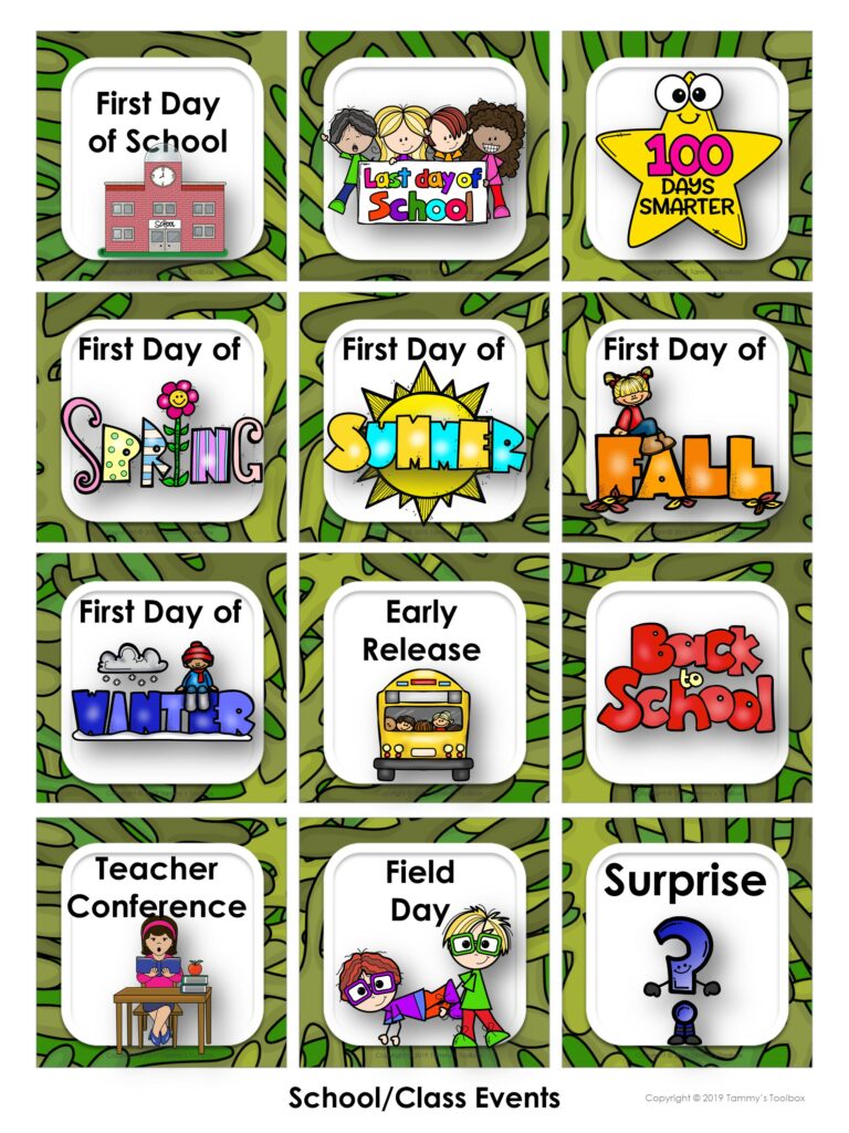 Jungle Safari Decor Calendar and Class Schedule | Made By Teachers