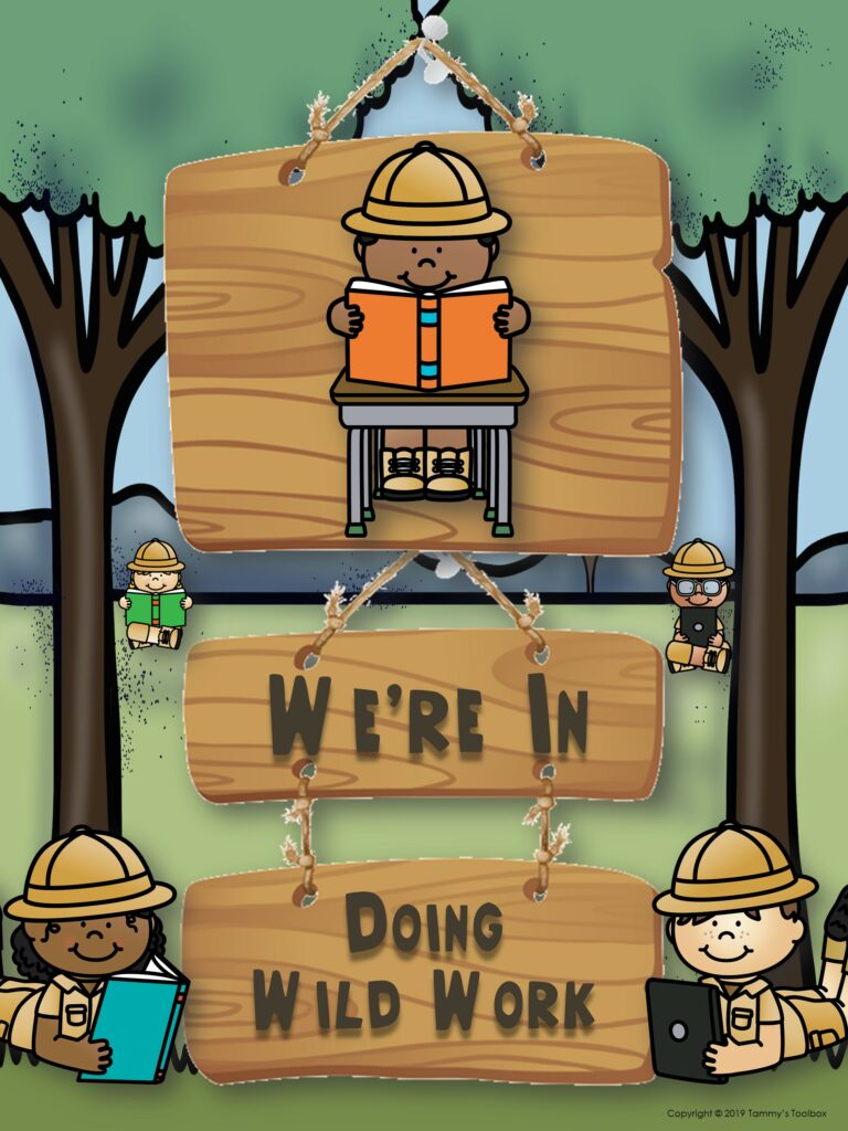 Jungle Safari Decor Calendar and Class Schedule | Made By Teachers