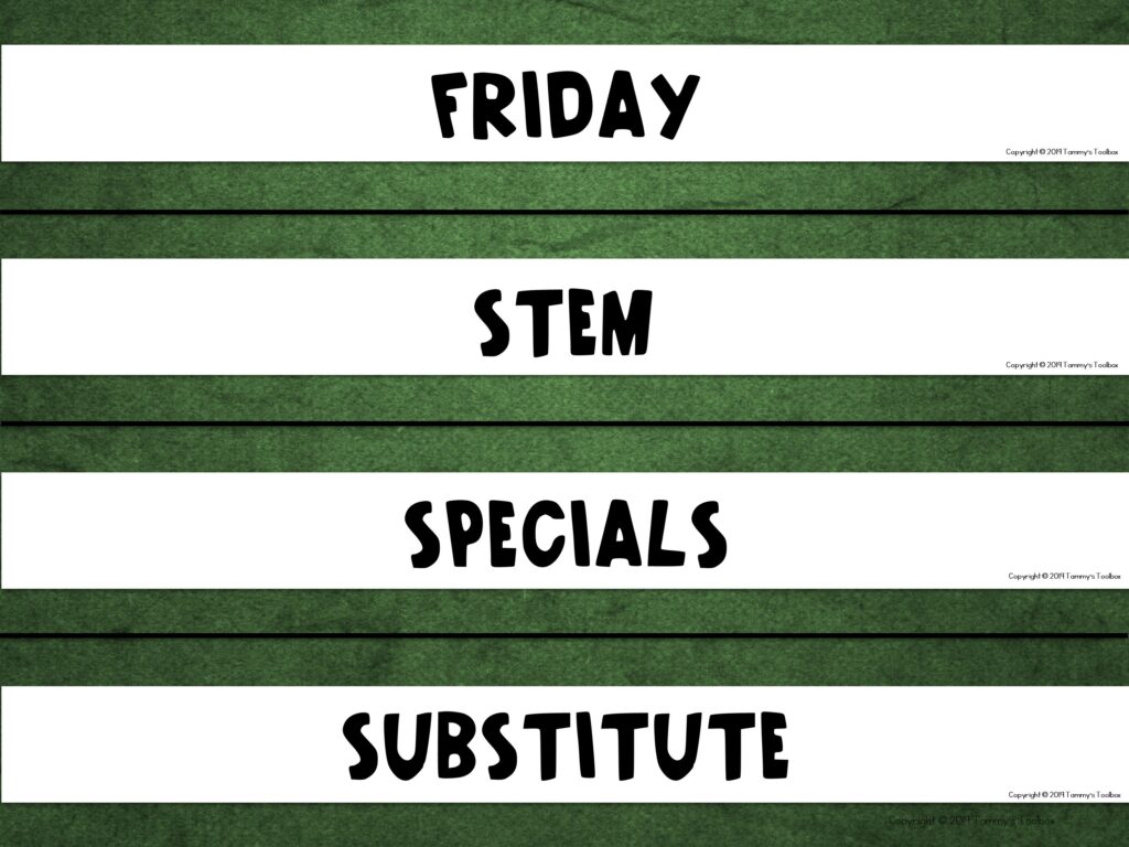 Classroom Supply and Organization Labels Camping - Made By Teachers