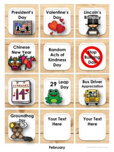Classroom Decor Calendar in Camping Theme | Made By Teachers