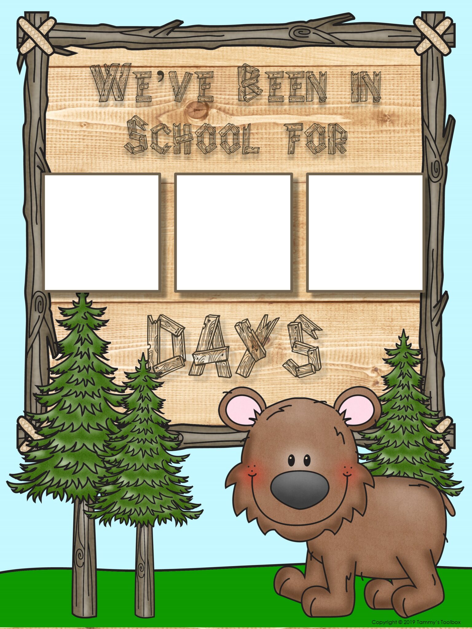 Classroom Decor Calendar in Camping Theme - Made By Teachers