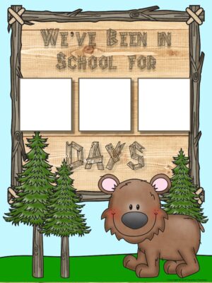 Classroom Decor Calendar in Camping Theme | Made By Teachers