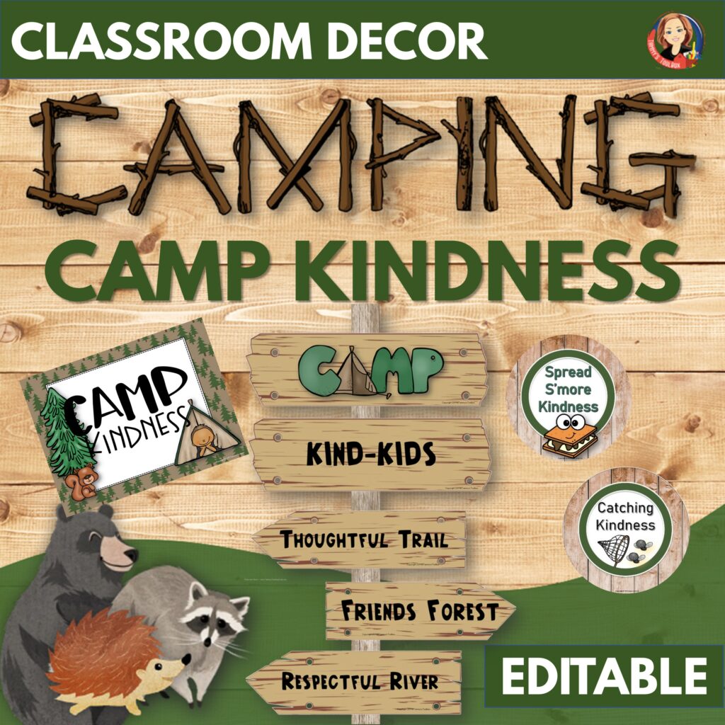 Camping Theme Classroom Decor Bulletin Board | Made By Teachers