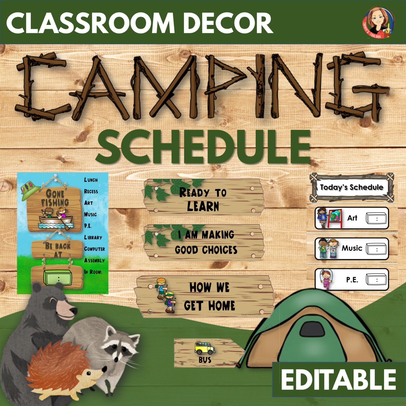 Classroom Schedule and Management Decor Set - Made By Teachers