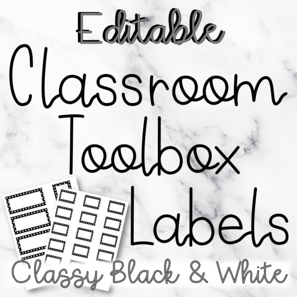 EDITABLE Classroom Toolbox Labels | Made By Teachers