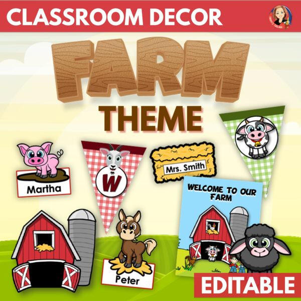 Farm Theme Classroom Decor Set - Made By Teachers