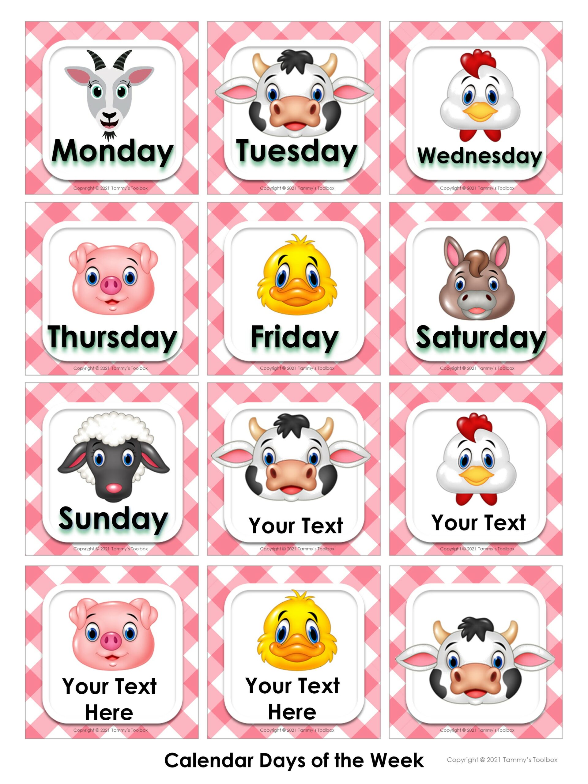 Farm Theme Classroom Calendar Set | Made By Teachers