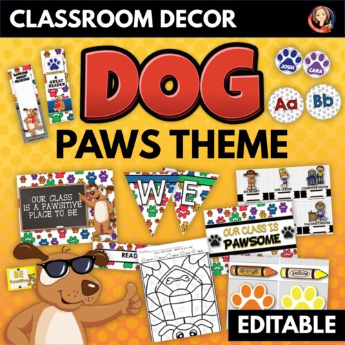 Dog Paws Theme Classroom Decor and Activities - Made By Teachers