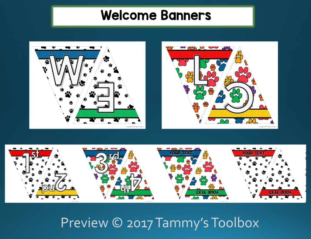 Dog Paws Theme Classroom Decor and Activities - Made By Teachers