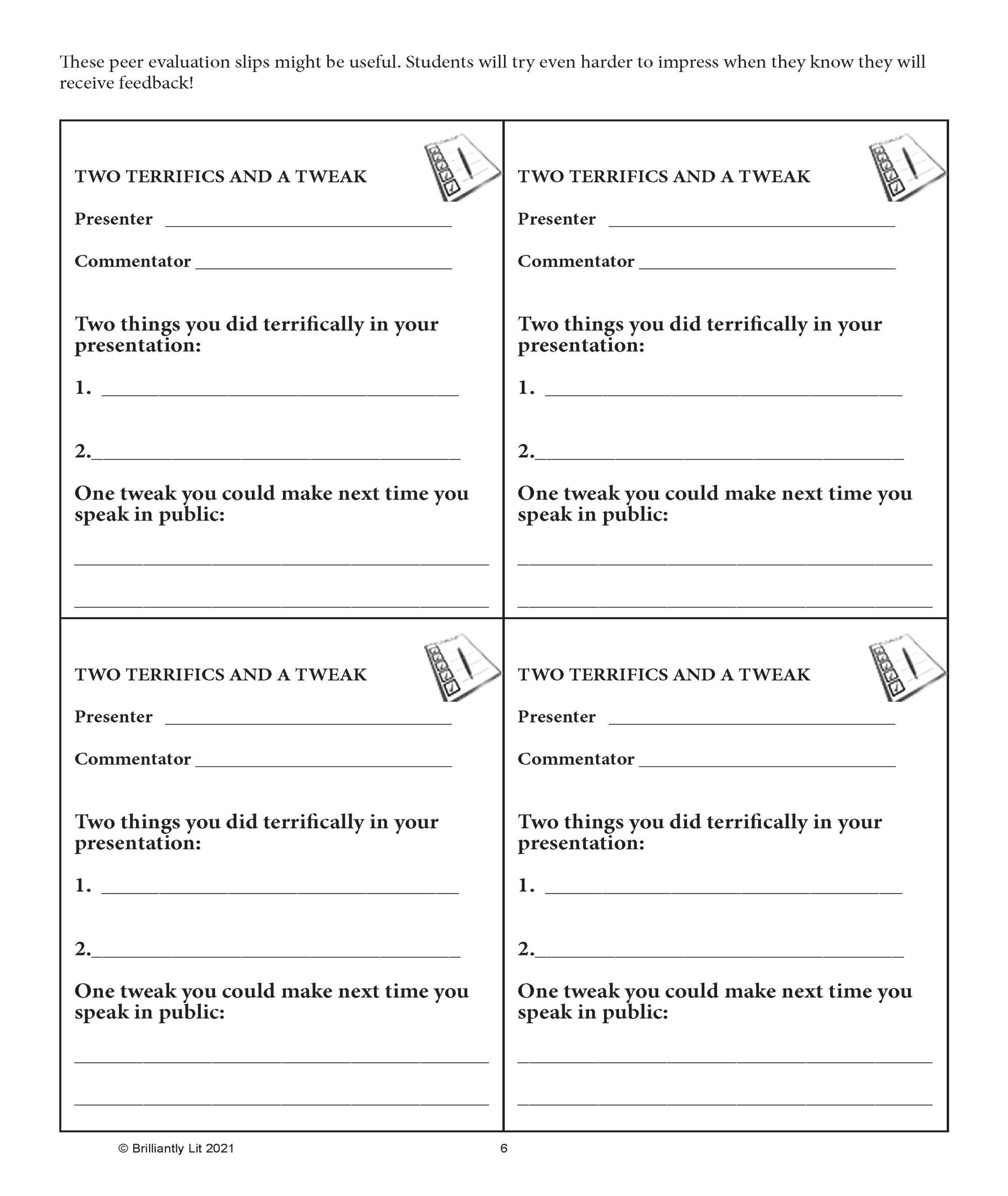 BACK TO SCHOOL PUBLIC SPEAKING TOPICS, Grades 5-8 - Made By Teachers