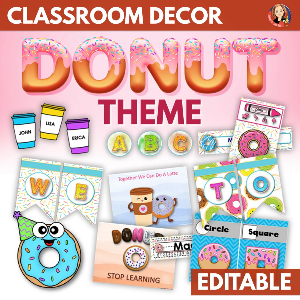 Donut Theme Classroom Decor - Made By Teachers