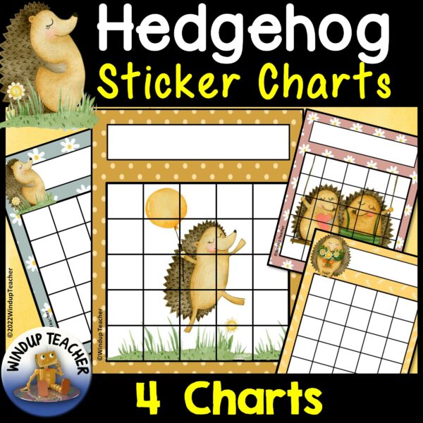 Hedgehog Sticker Charts - Made By Teachers