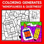 Sight Word Worksheets | Back to School Color by Sight Words Grades 1-3 ...