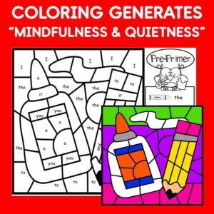 Color by Sight Words Back to School Bundle | Dolch Sight Words PreK-2nd ...