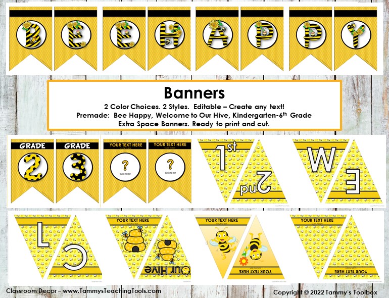 Bee Theme Classroom Decor and Activities | Made By Teachers