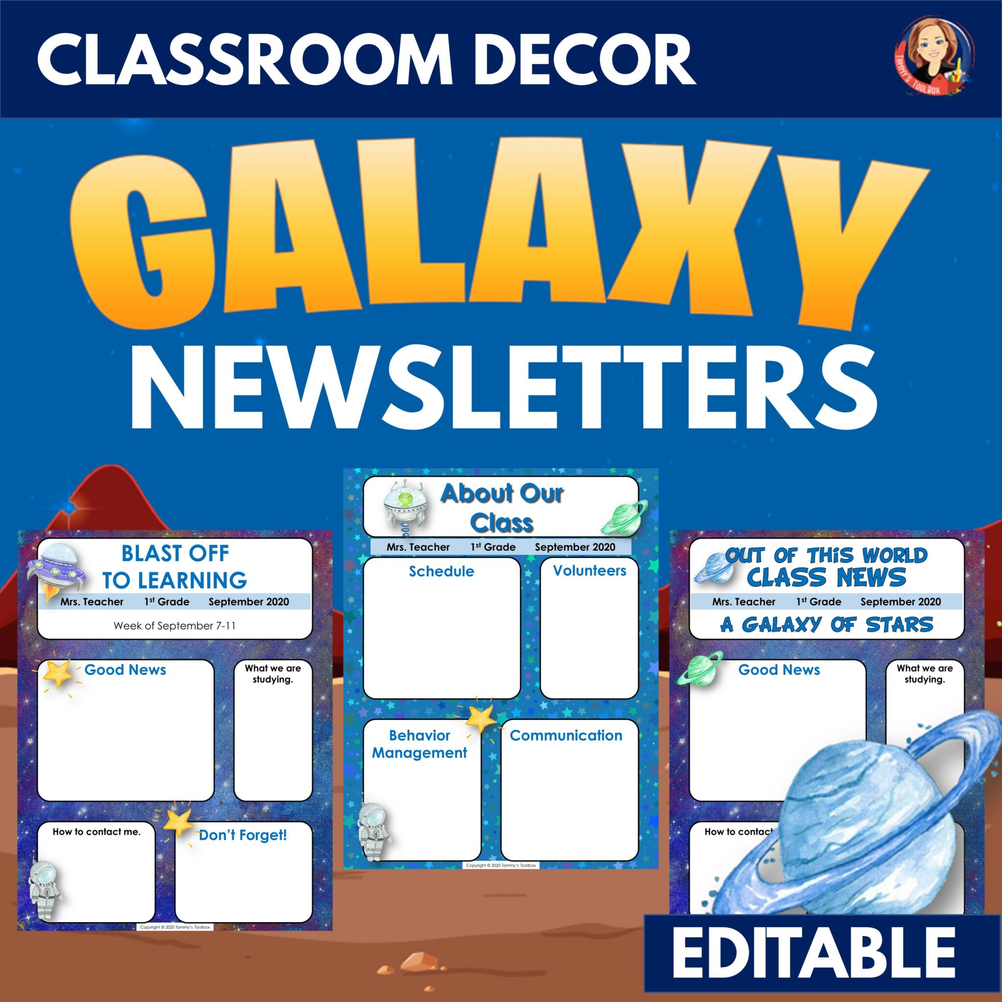 Digital and Printable Classroom Newsletters - Made By Teachers