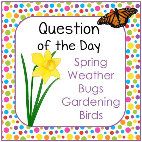 Spring Theme Question of the Day - Made By Teachers