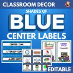 Classroom Center Labels Decor - Editable - Made By Teachers
