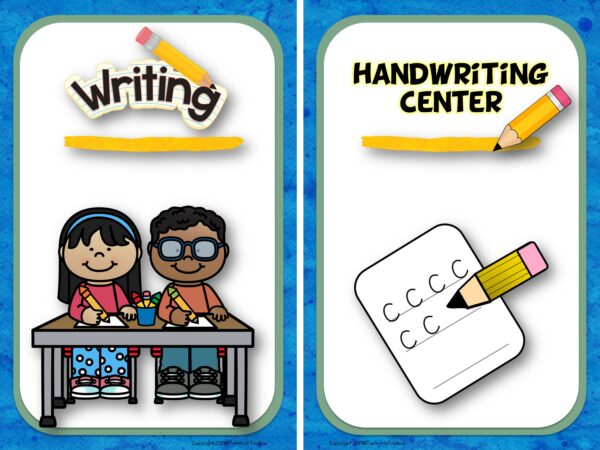 Classroom Center Labels Decor - Editable - Made By Teachers