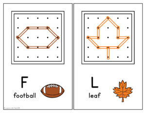 Fall Geoboard Cards - Made By Teachers