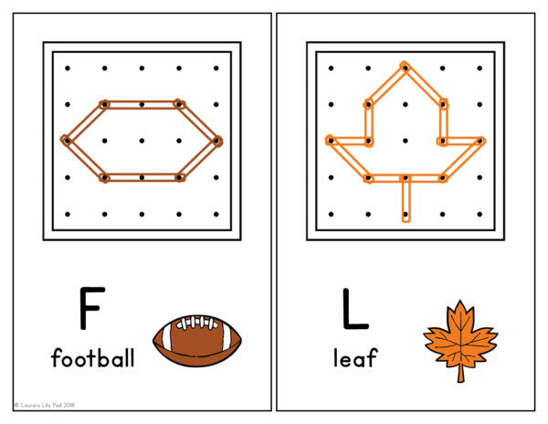 Fall Geoboard Cards - Made By Teachers