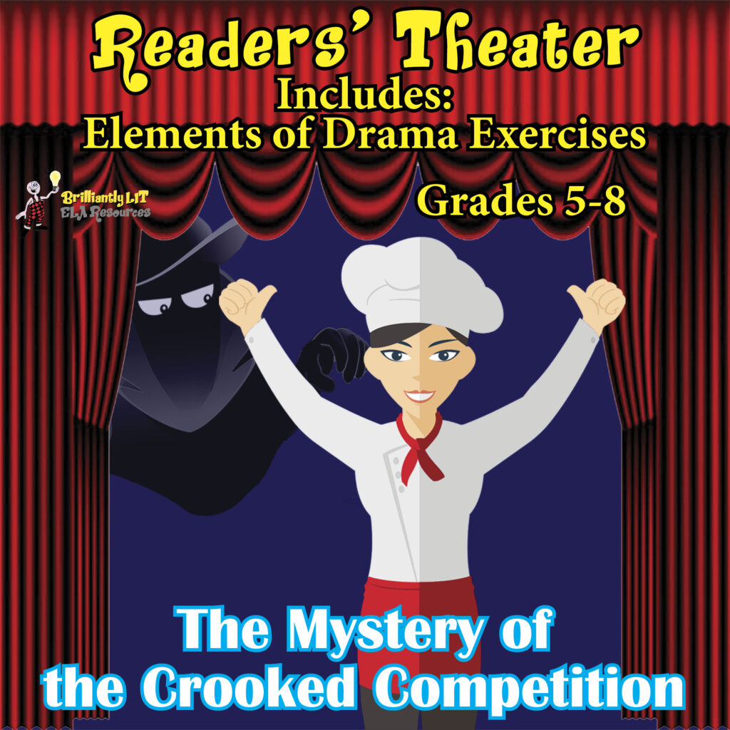 READERS' THEATER MYSTERY SCRIPT WITH ELEMENTS OF DRAMA QUESTIONS | Made ...