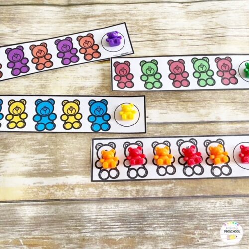 Counting Bears Activity Mats for Preschool and Kindergarten - Made By ...