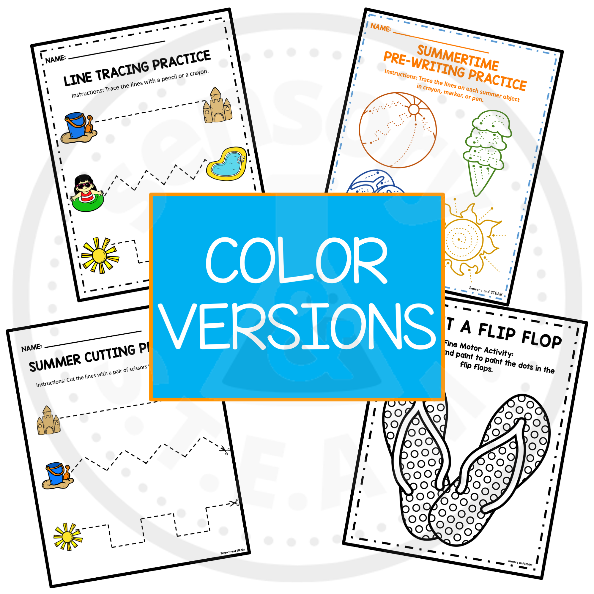 SUMMER Themed Fine Motor Activities | Made By Teachers