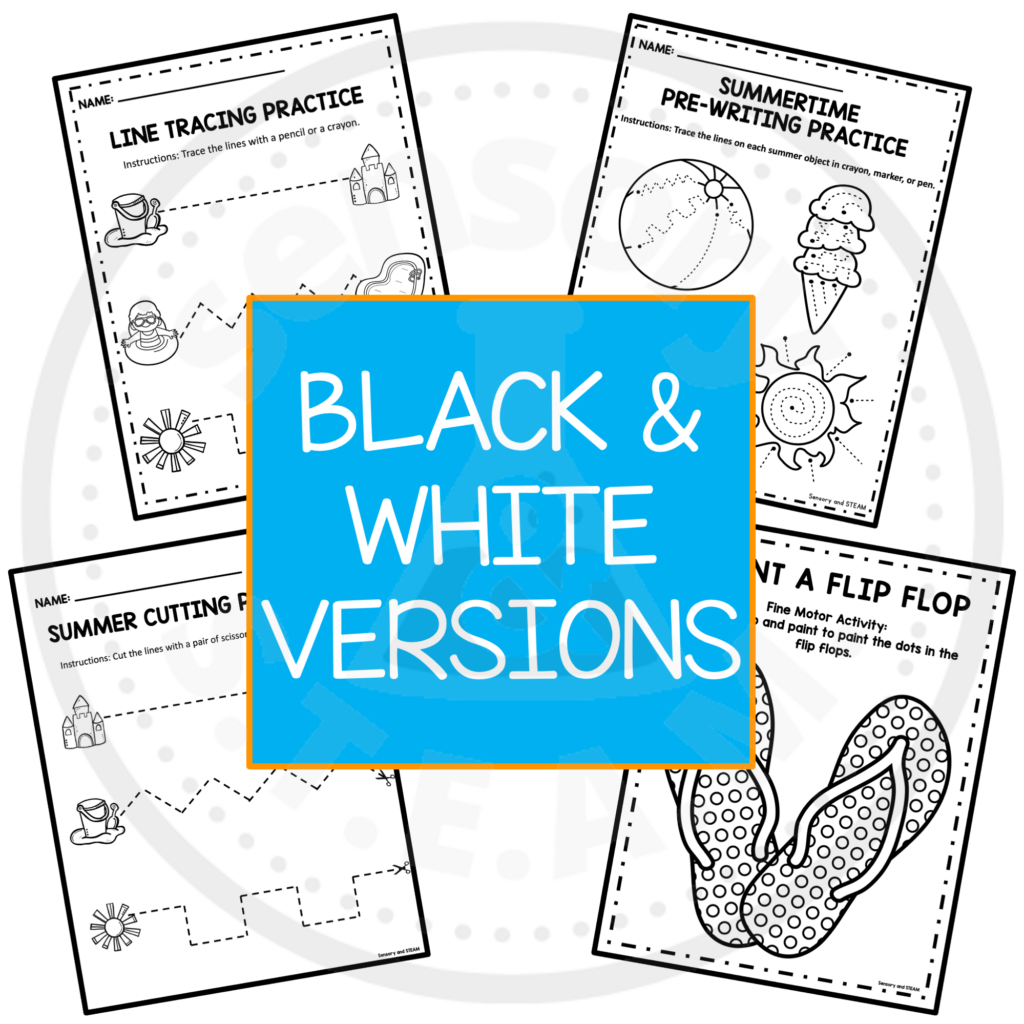 SUMMER Themed Fine Motor Activities - Made By Teachers