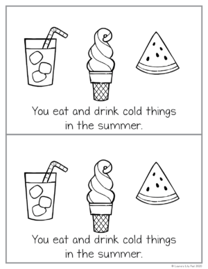 Summer Book Emergent Reader - Made By Teachers