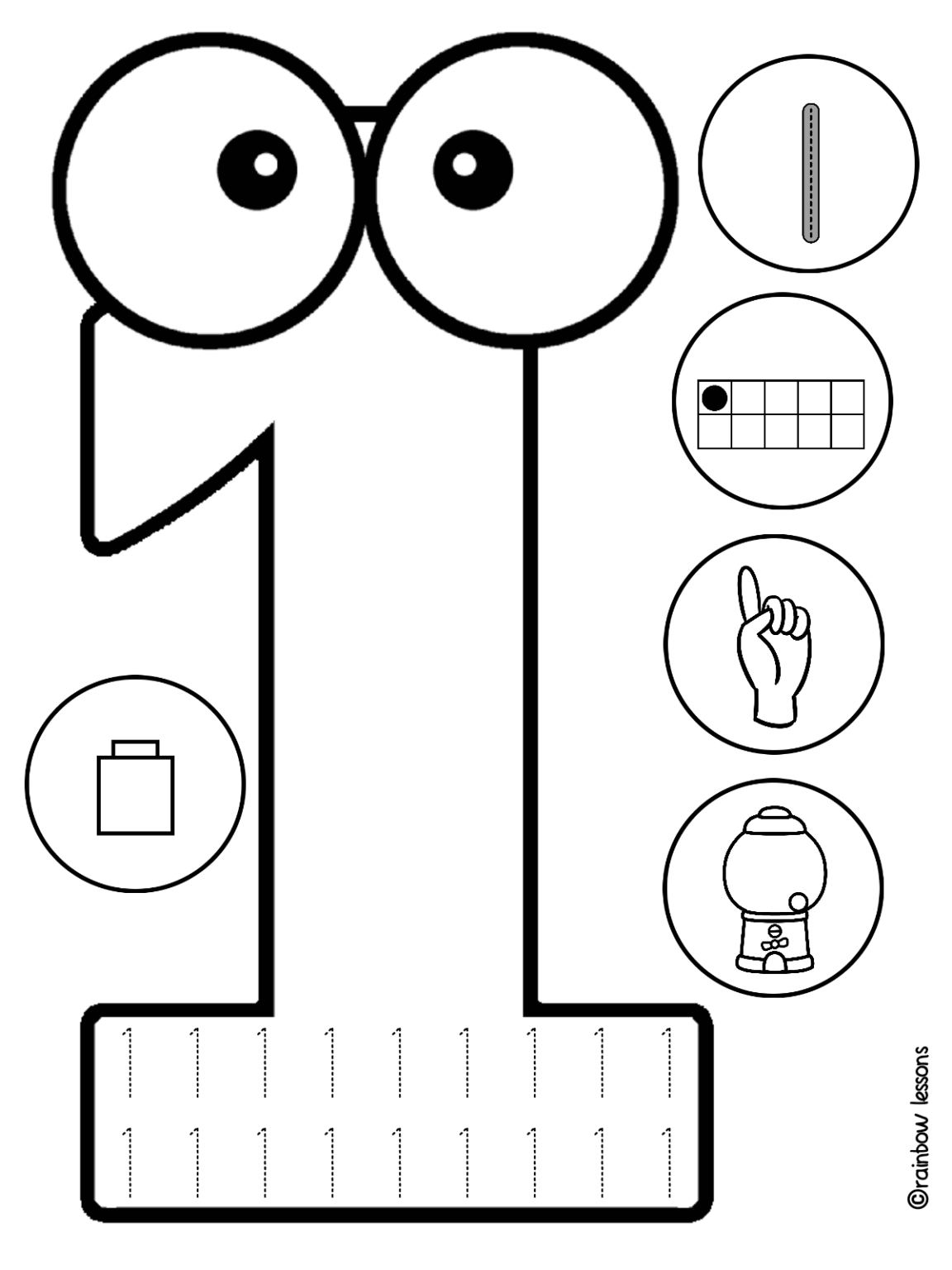 Tracing Numbers 1-10 | Number Crafts | Trace and Write Numbers ...