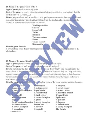 45 DRAMA GAMES: Fun and Skill Development for grades 5-8 - Made By Teachers