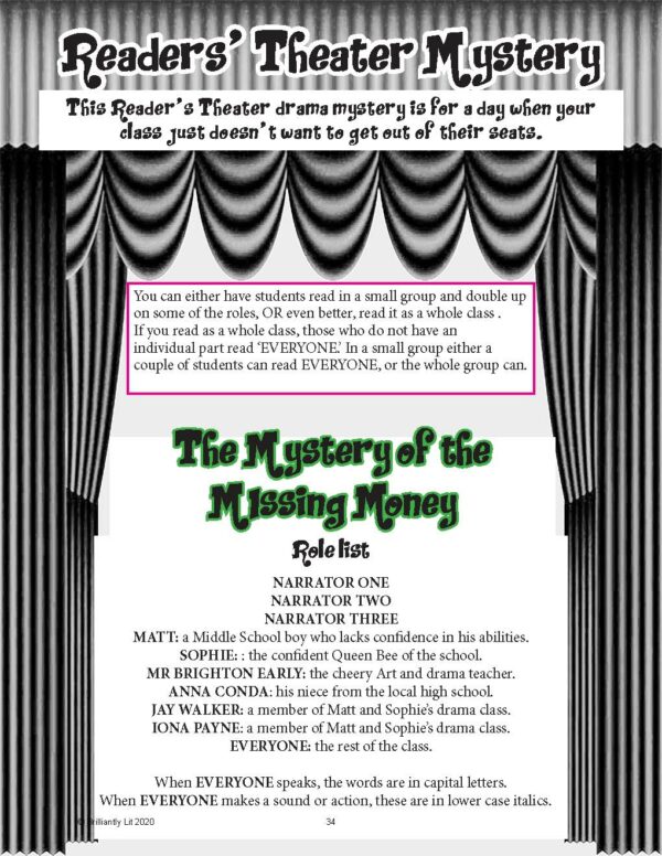 45 DRAMA GAMES: Fun and Skill Development for grades 5-8 - Made By Teachers